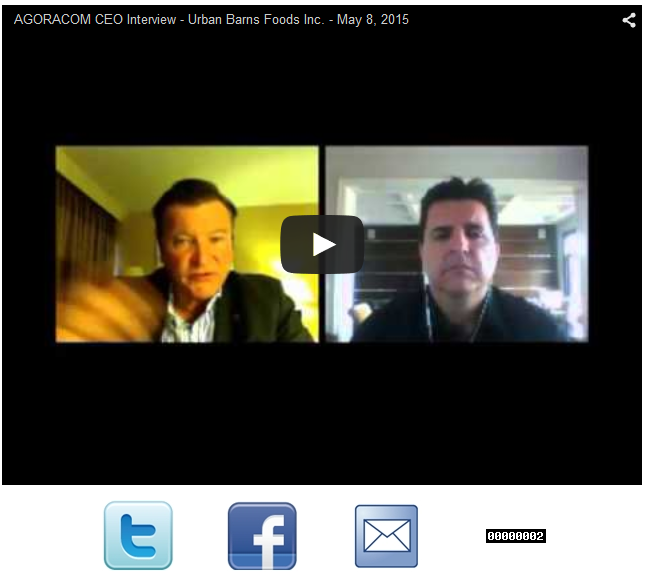 SKYPE INTERVIEW: Urban Barns Foods (URBF: OTCQB) Takes Cubic Farming to ...